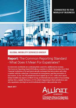 Common Reporting Standard: What Does It Mean to Expatriates?