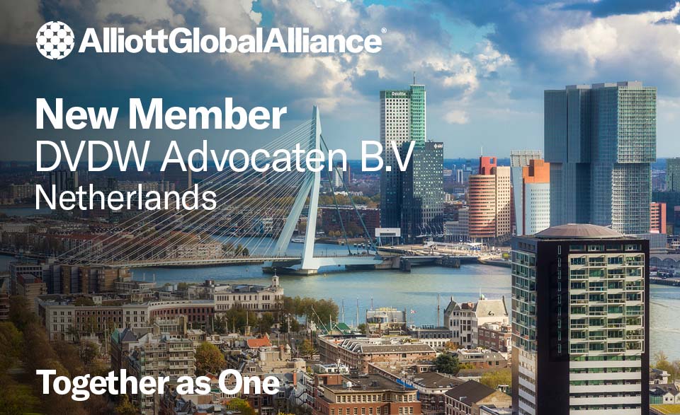 DVDW Advocaten joins Alliott Global Alliance in the Netherlands
